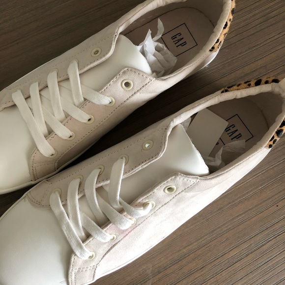 GAP | Shoes | Brand New Gap Mix Fabric Cheetah Low Lace Sneaker | Poshmark